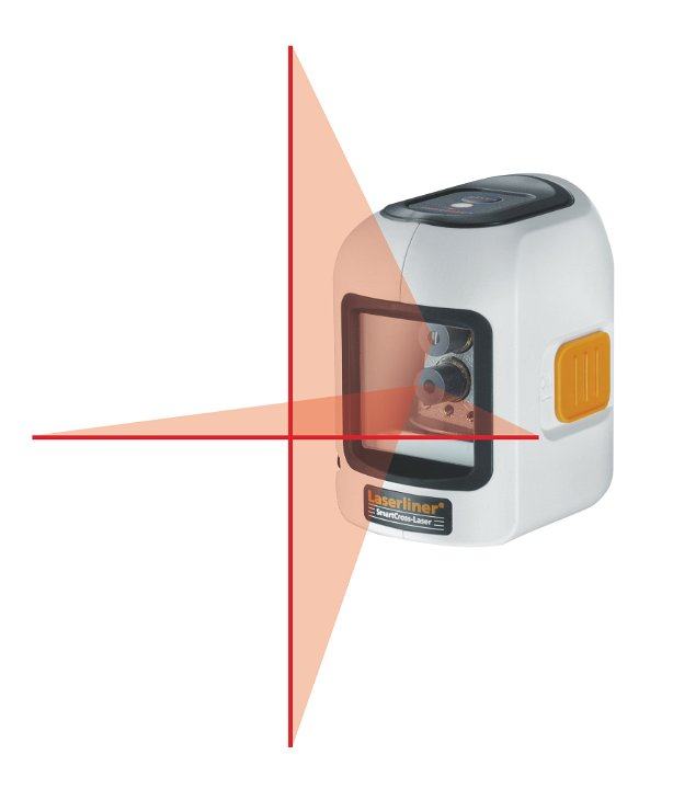 Samonivelirni križni laser Laserliner z dodatno funkcijo nagiba osi