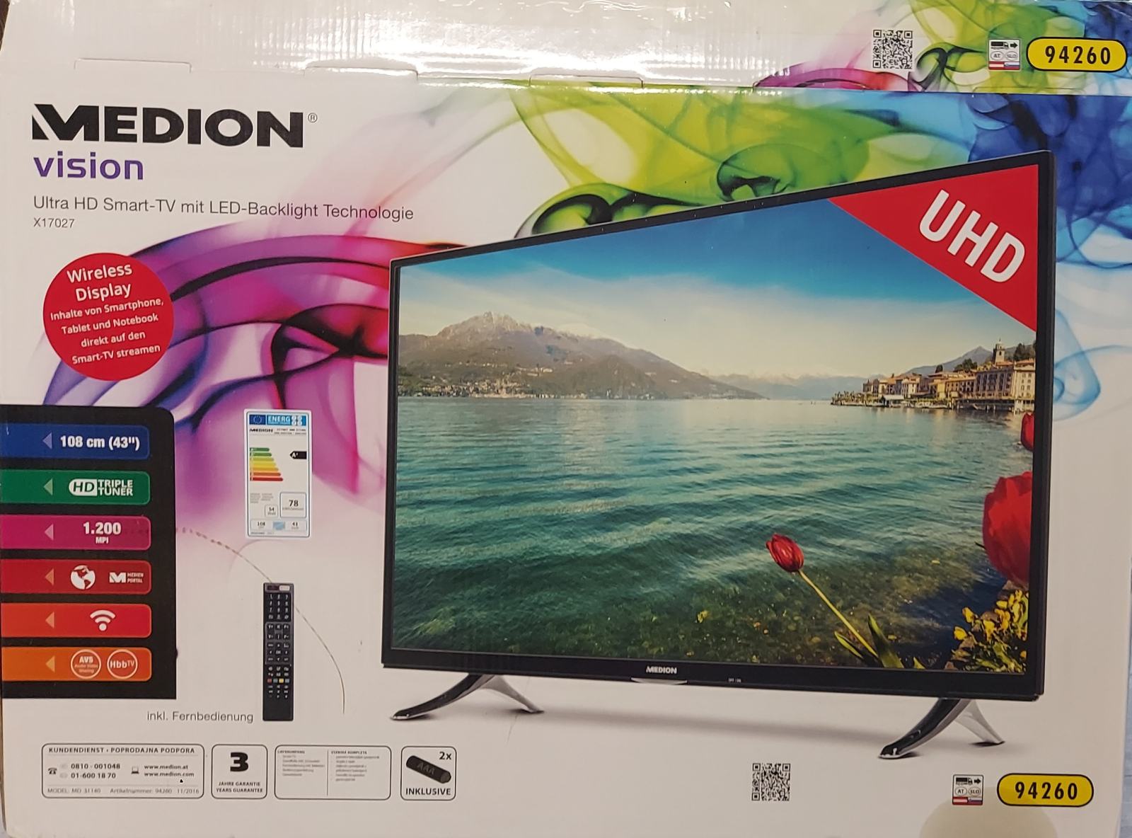 Medion vision Ultra HD Smart-tv