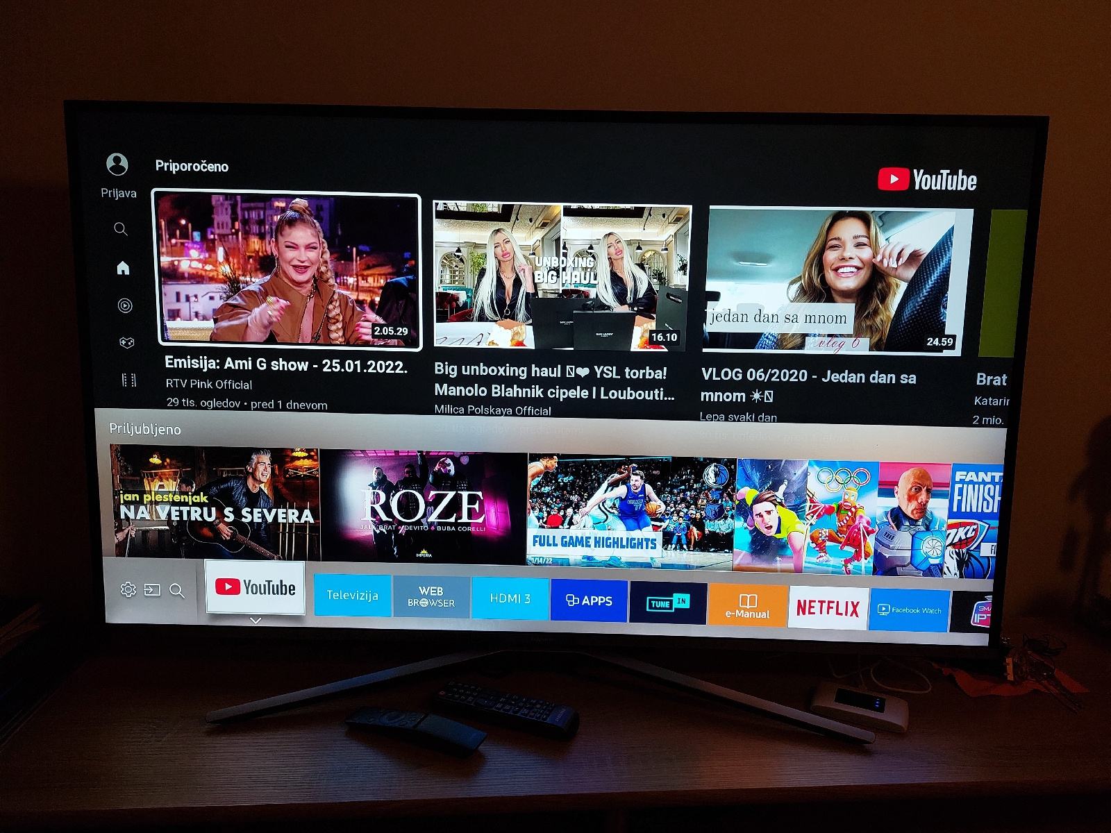 Samsung pametna smart televizija LED 49