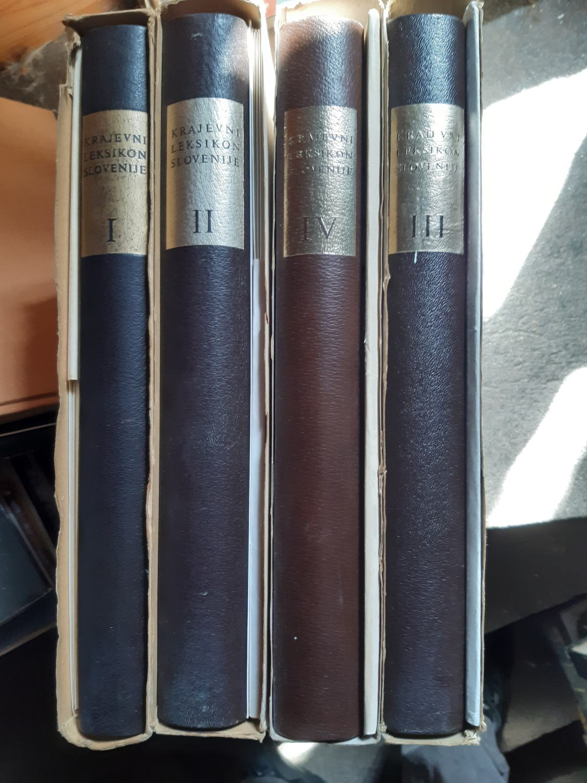 KRAJEVNI LEKSIKON SLOVENIJE I, II, III in IV