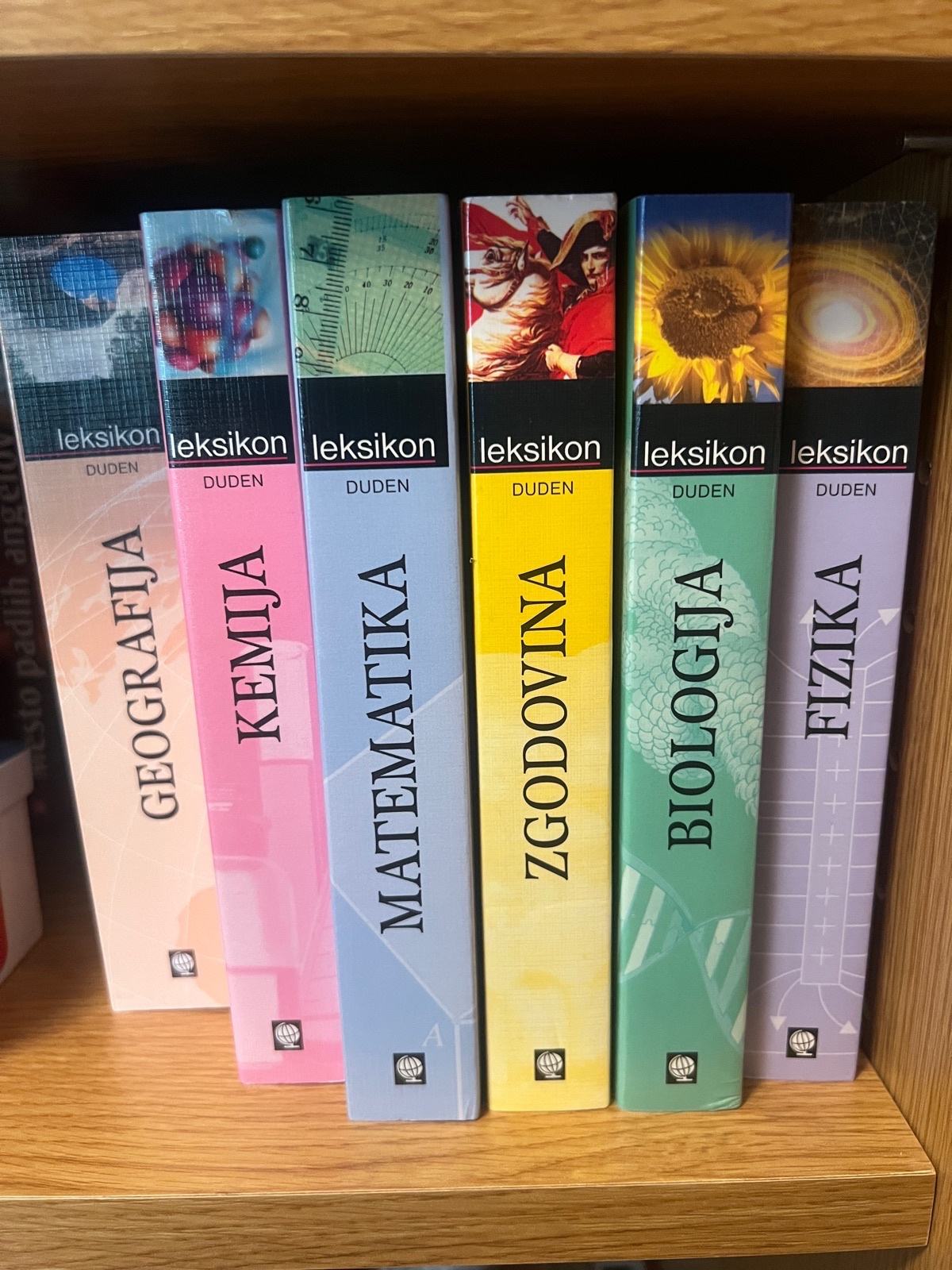 Leksikoni Duden - zbirka 6ih (gografija, kemija, matematika, zgodovina