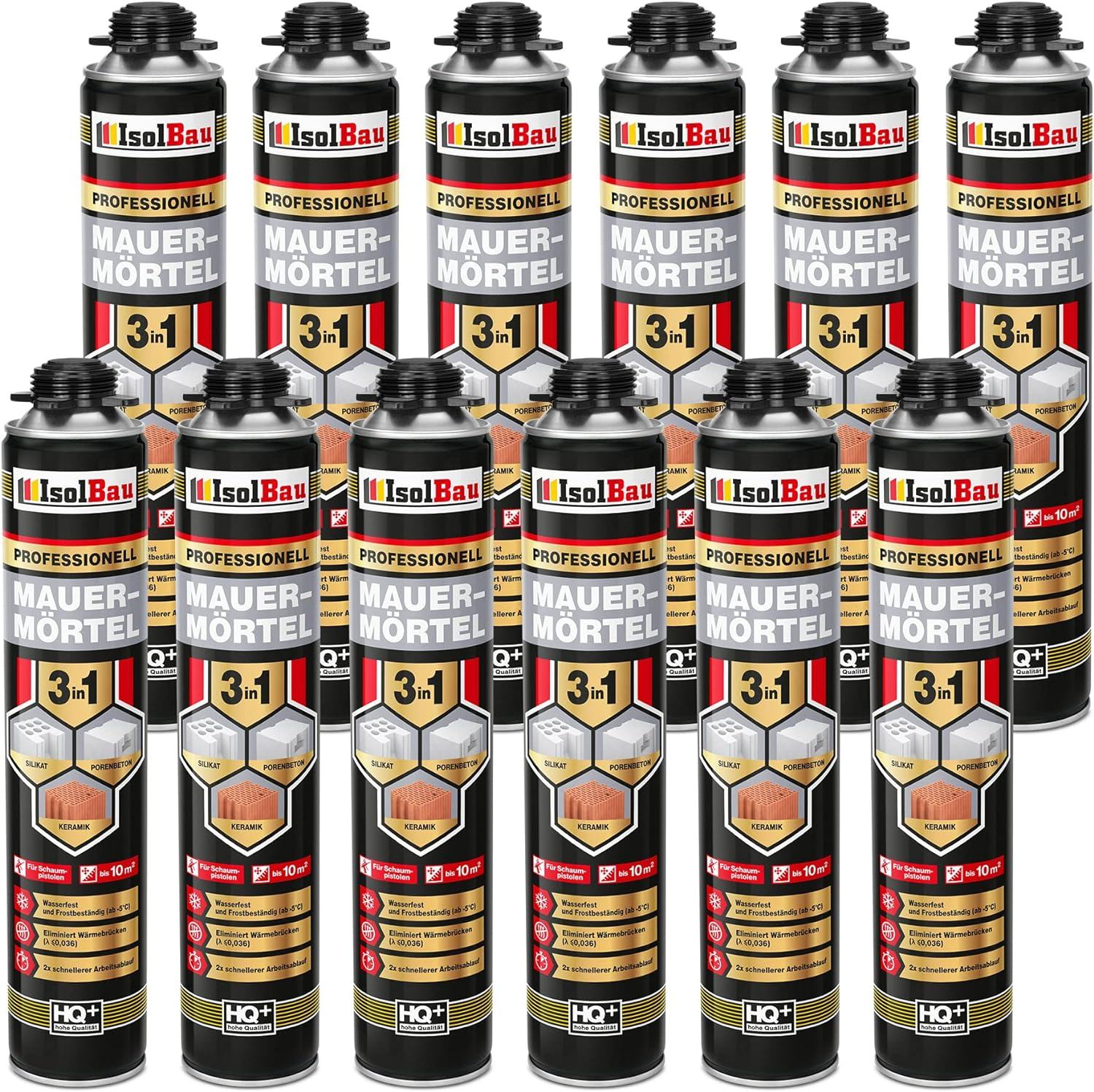 Zidarska malta, 12 x 750 ml , PU malta 3 v 1
