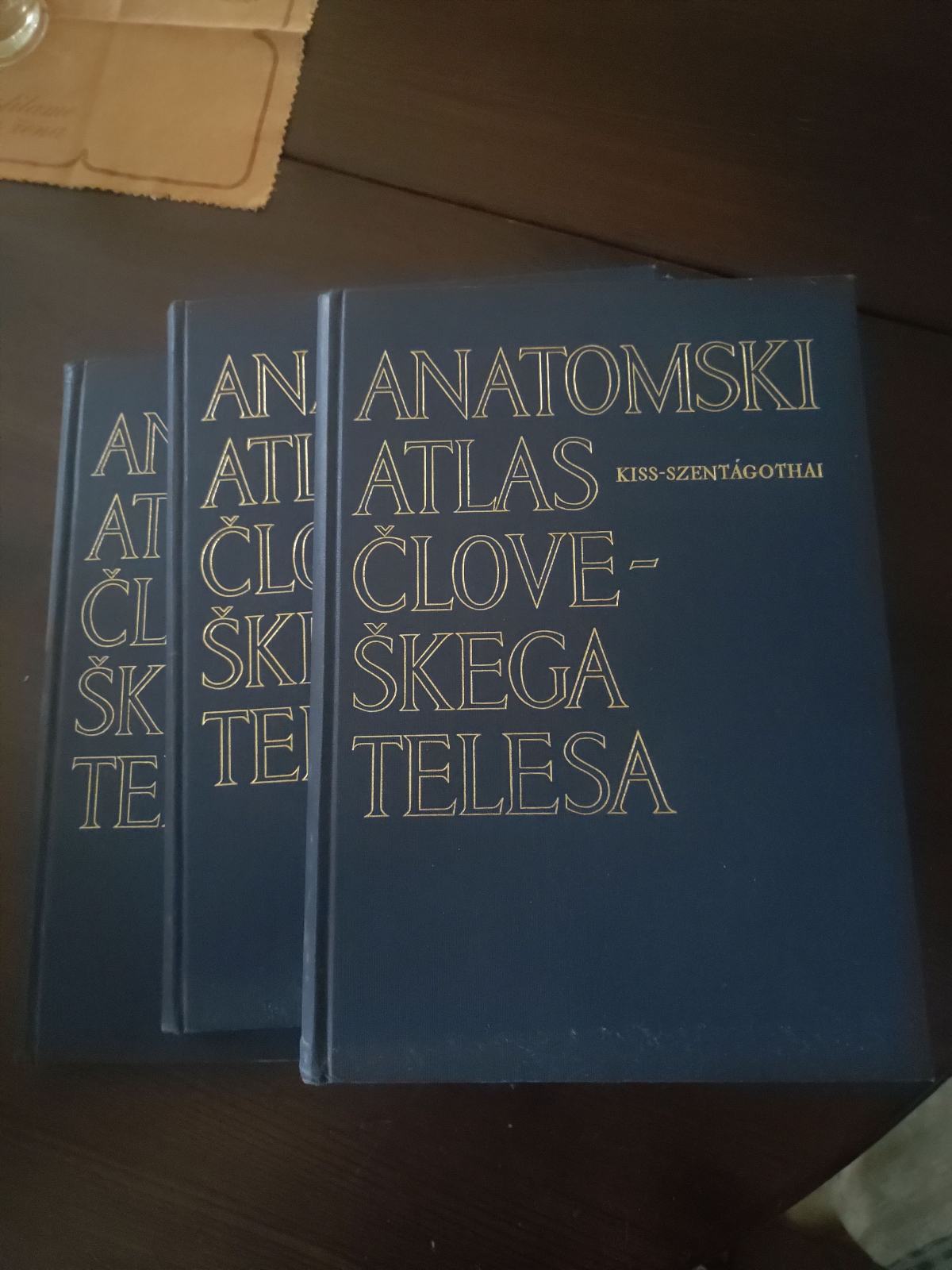 ANATOMSKI ATLAS ČLOVEŠKEGA TELESA, I, II IN III DEL