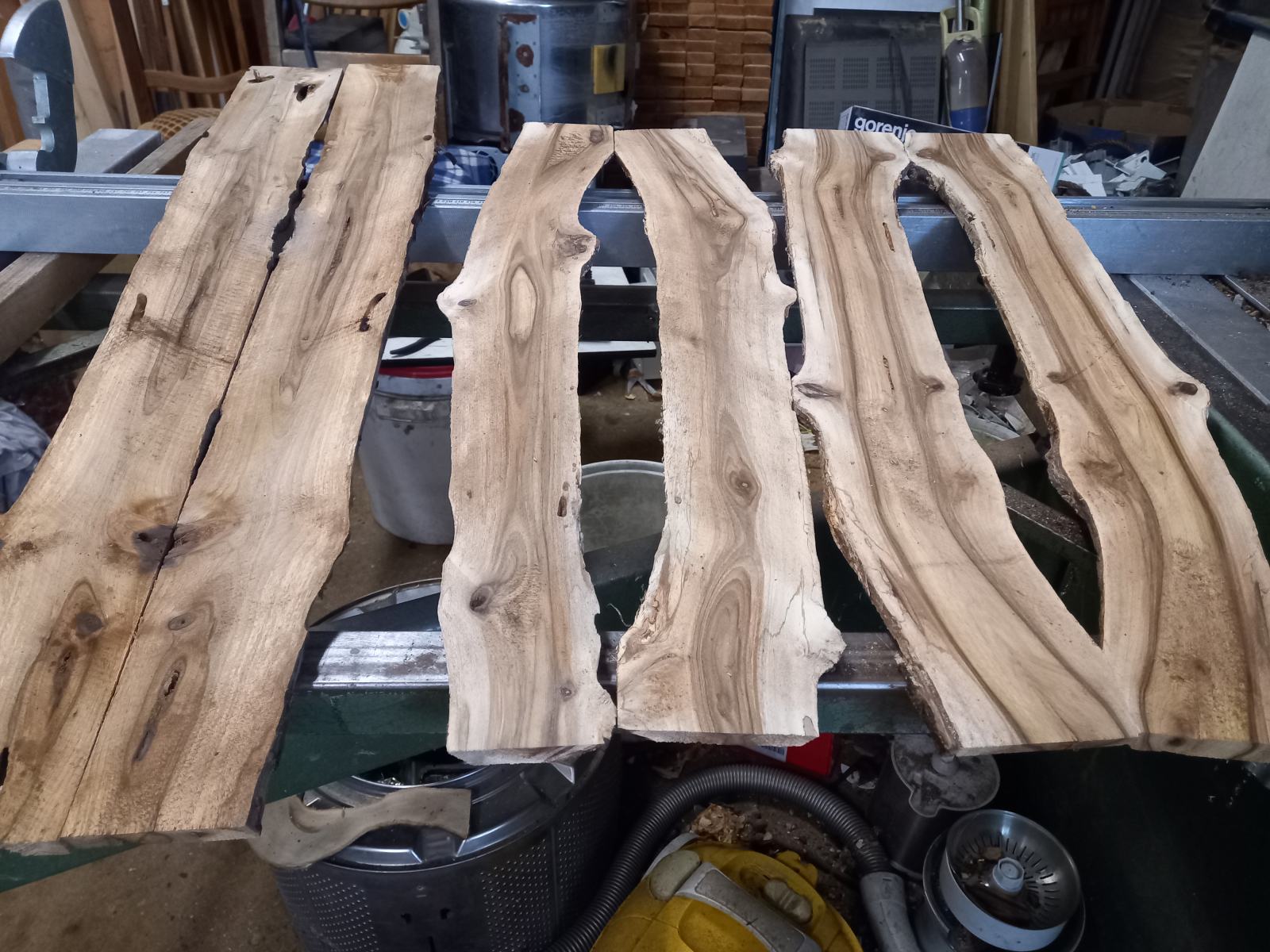 Les oreh, 60x9x1,5 cm, 6 kosov 15 1 kos 3 euro.