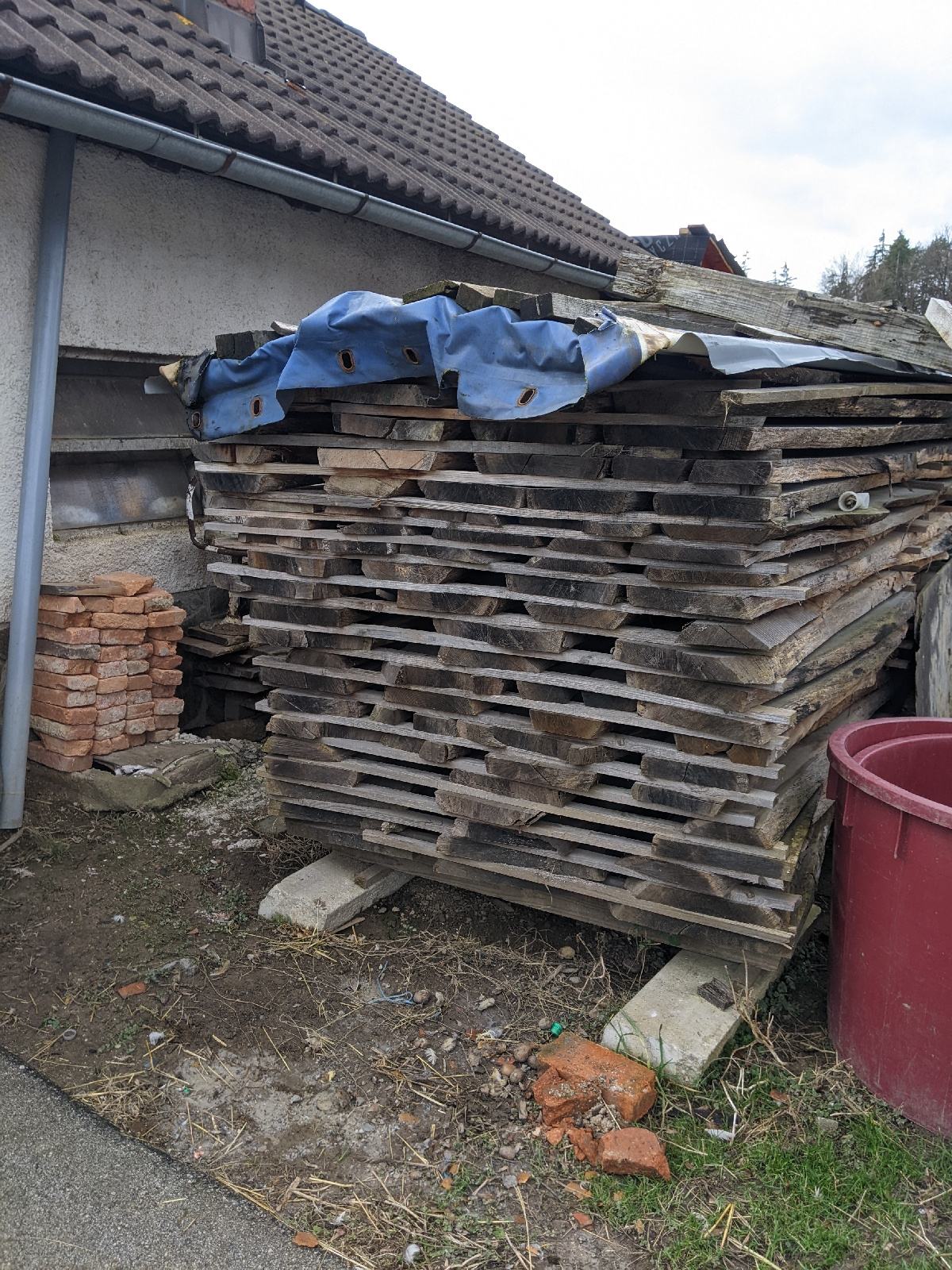 Žagan les hrast zračno suh