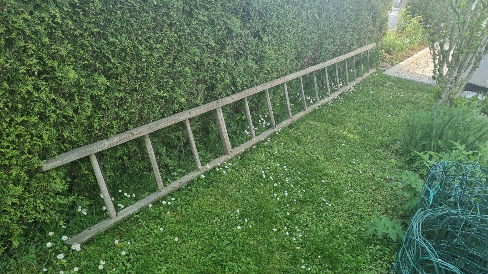 Lesena lestev dolžine 5,25m