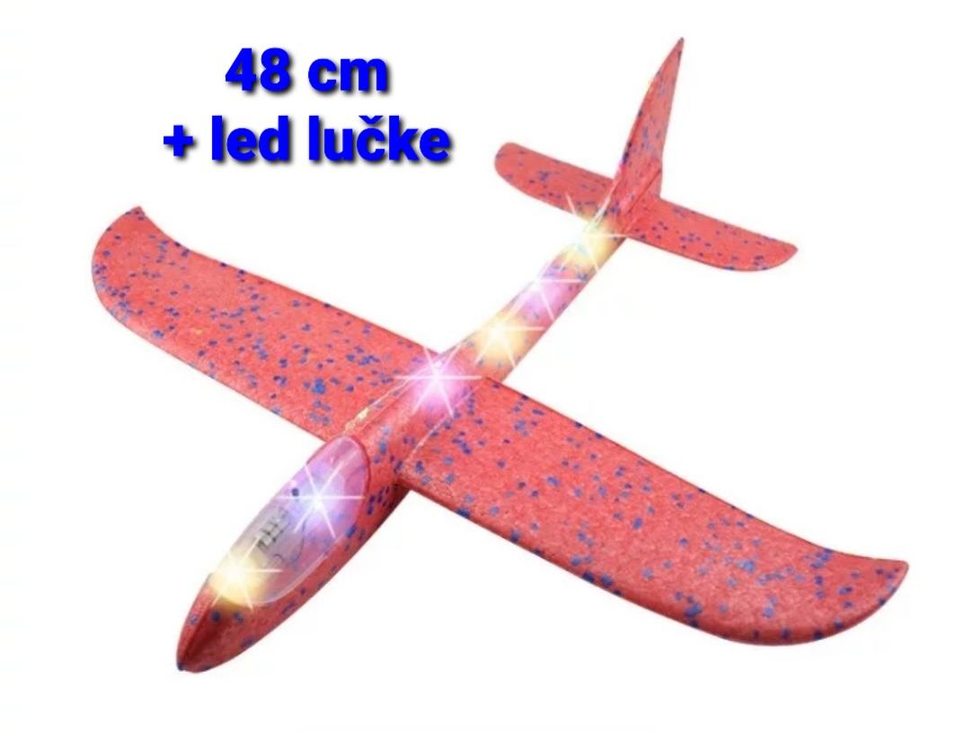 Letalo iz EPS stiroporja Mini letalo, +LED Lučke *Novo*Gratis dostava*