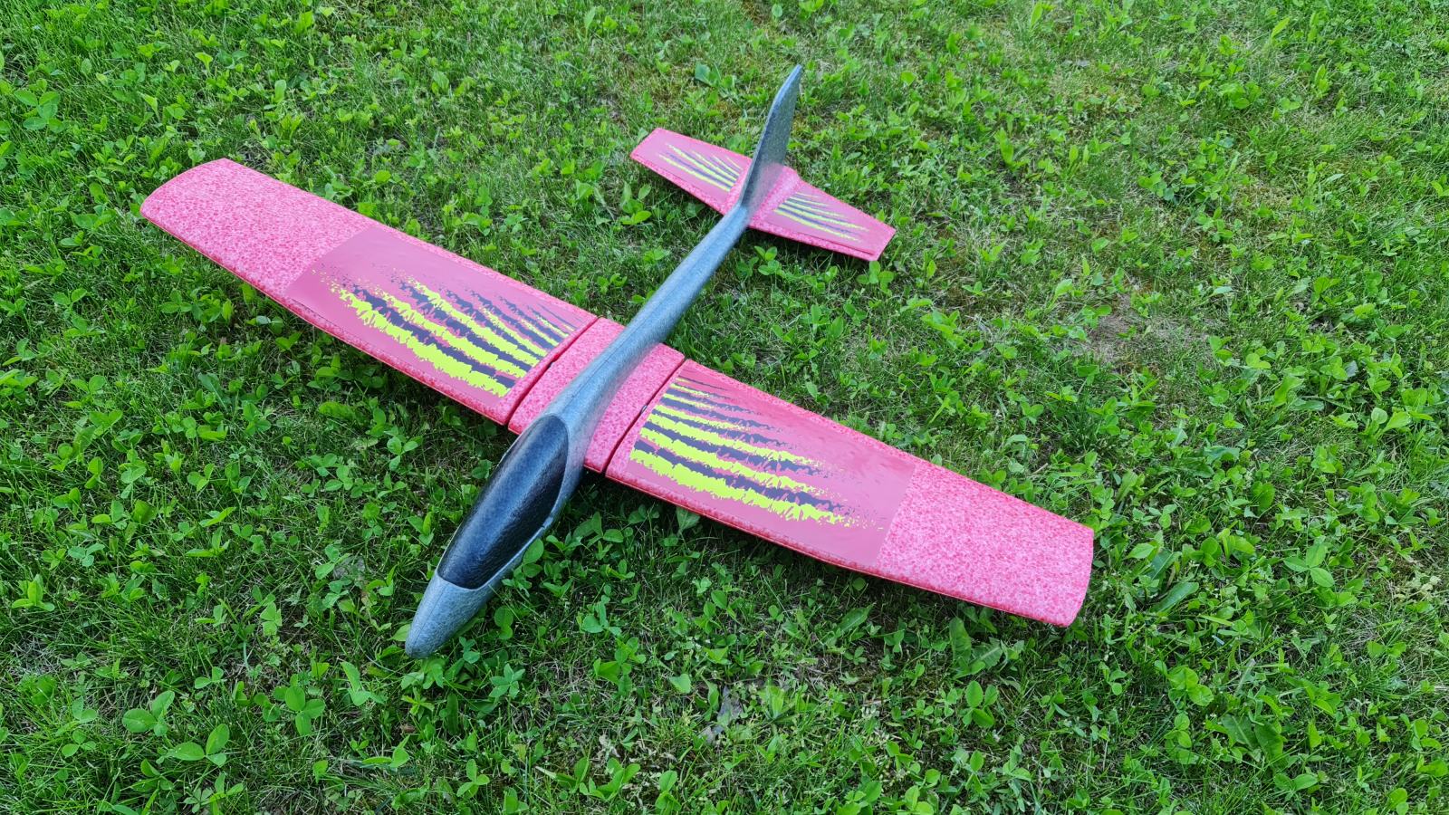 Letalo LIDL glider predelano na RC