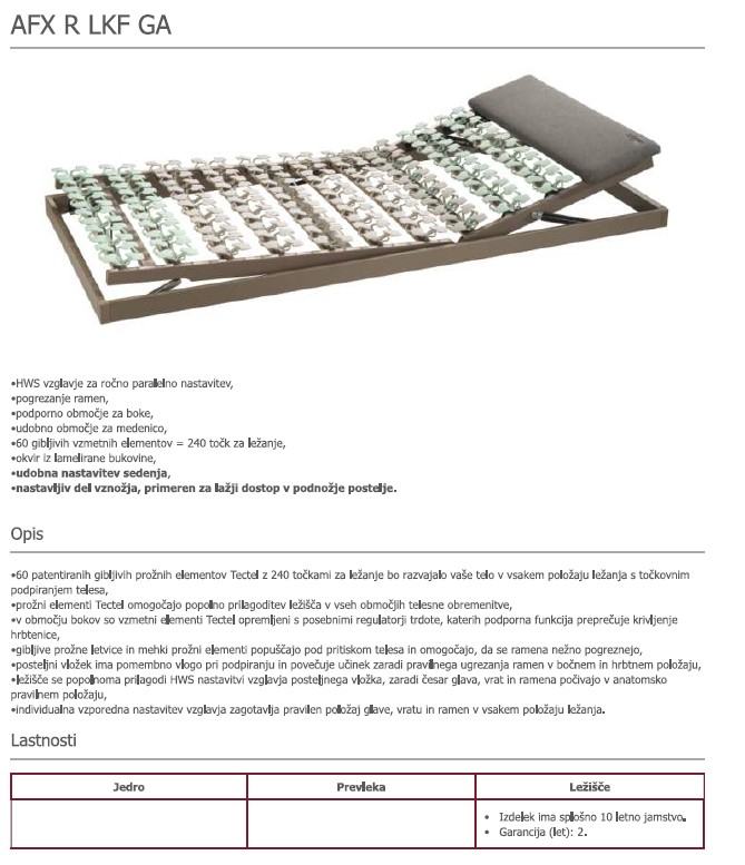 Posteljni vložek Optimo Austroflex 90x200 oddam brezplačno.