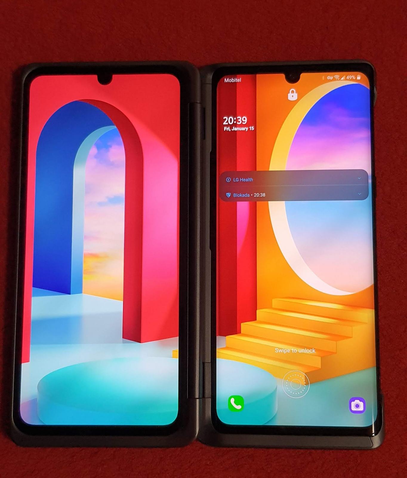 LG Velvet + LG Dual Screen
