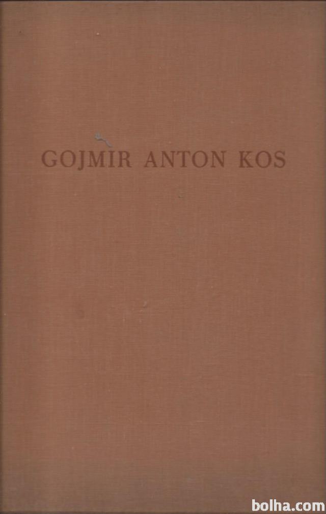 Gojmir Anton Kos / [uvod Izidor Cankar]