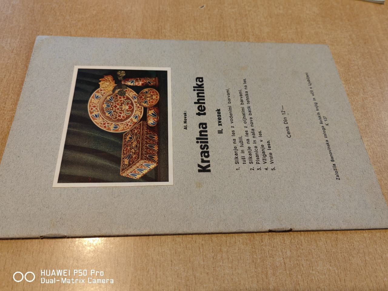 Krasilna tehnika 2 / Al. Novak - Stari učbeniki 1935