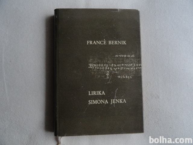 FRANCE BERNIK, LIRIKA SIMONA JENKA