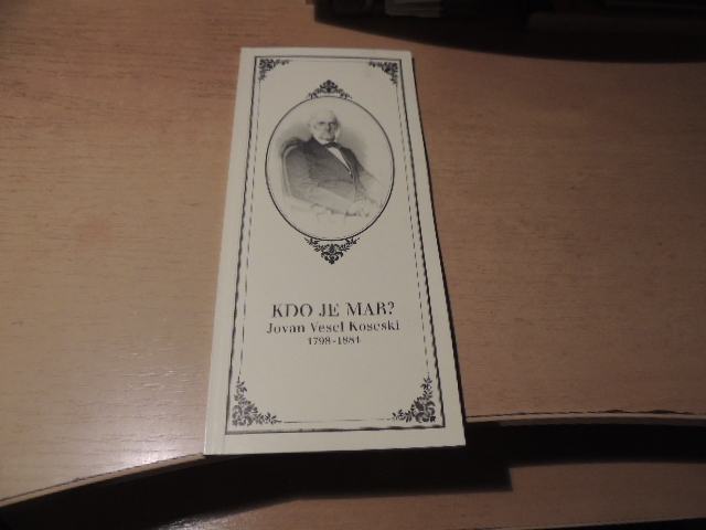 KDO JE MAR? JOVAN VESEL KOSESKI M. RUPERT IZDALA NUK 1998