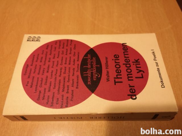 Theorie der modernen Lyrik - Dokumente zur Poetik I / nemško