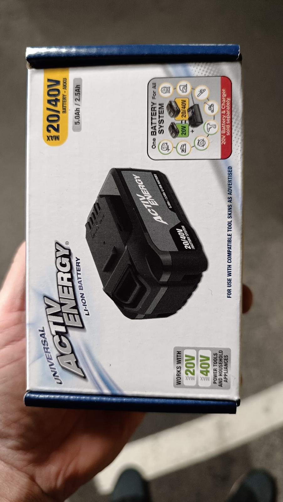 Ferrex Hofer ACTIV ENERGY LI-ION BATTERY 20/40V baterija