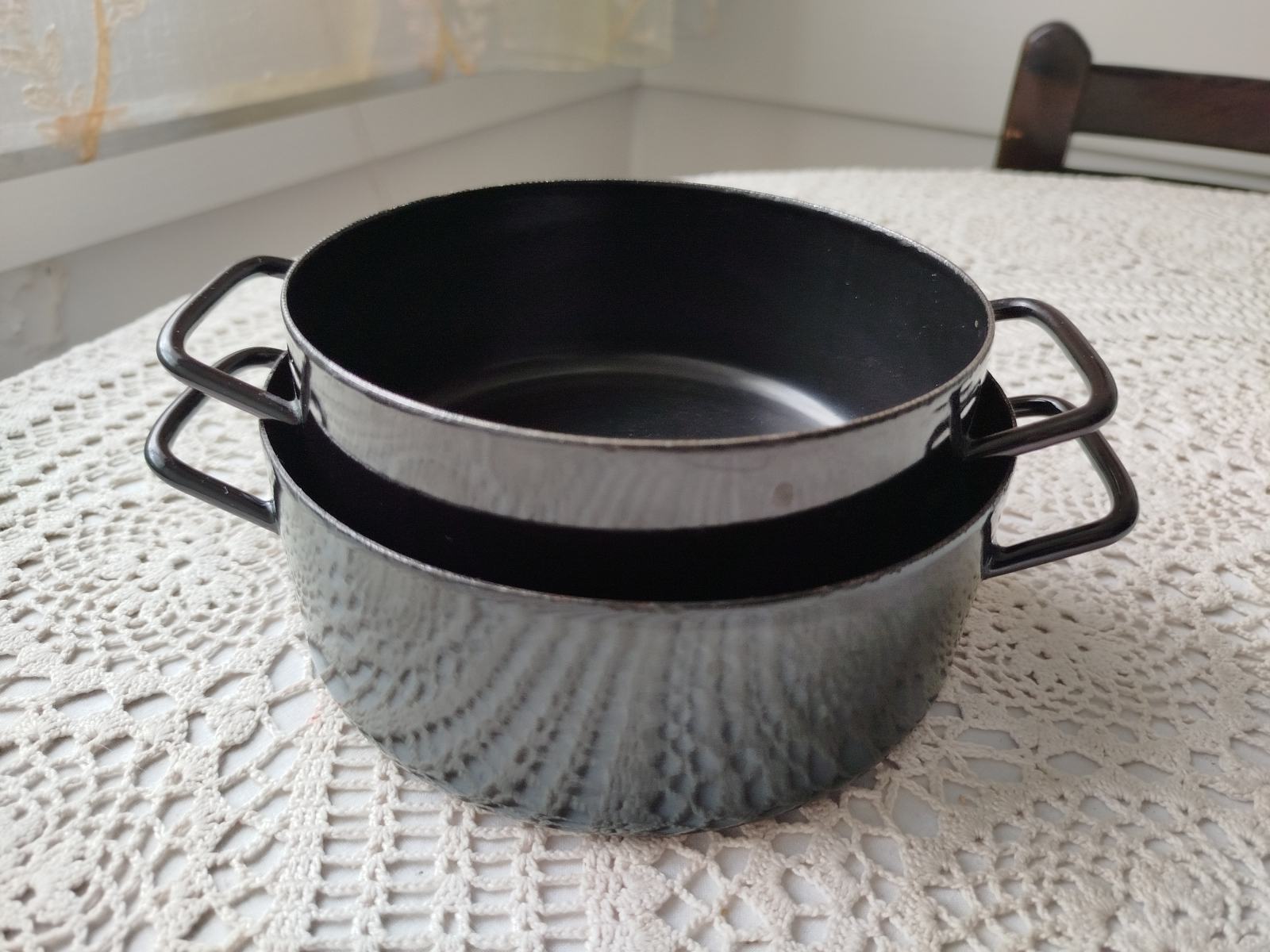 Litoželezni lonec - kozica Eterna special, 2 kom, brezhibni