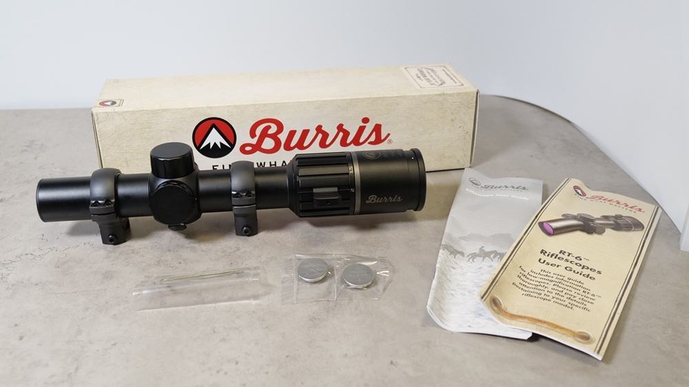 Burris RT-6™ 1-6x24 z Burris Signature Zee obročkoma - DEMO