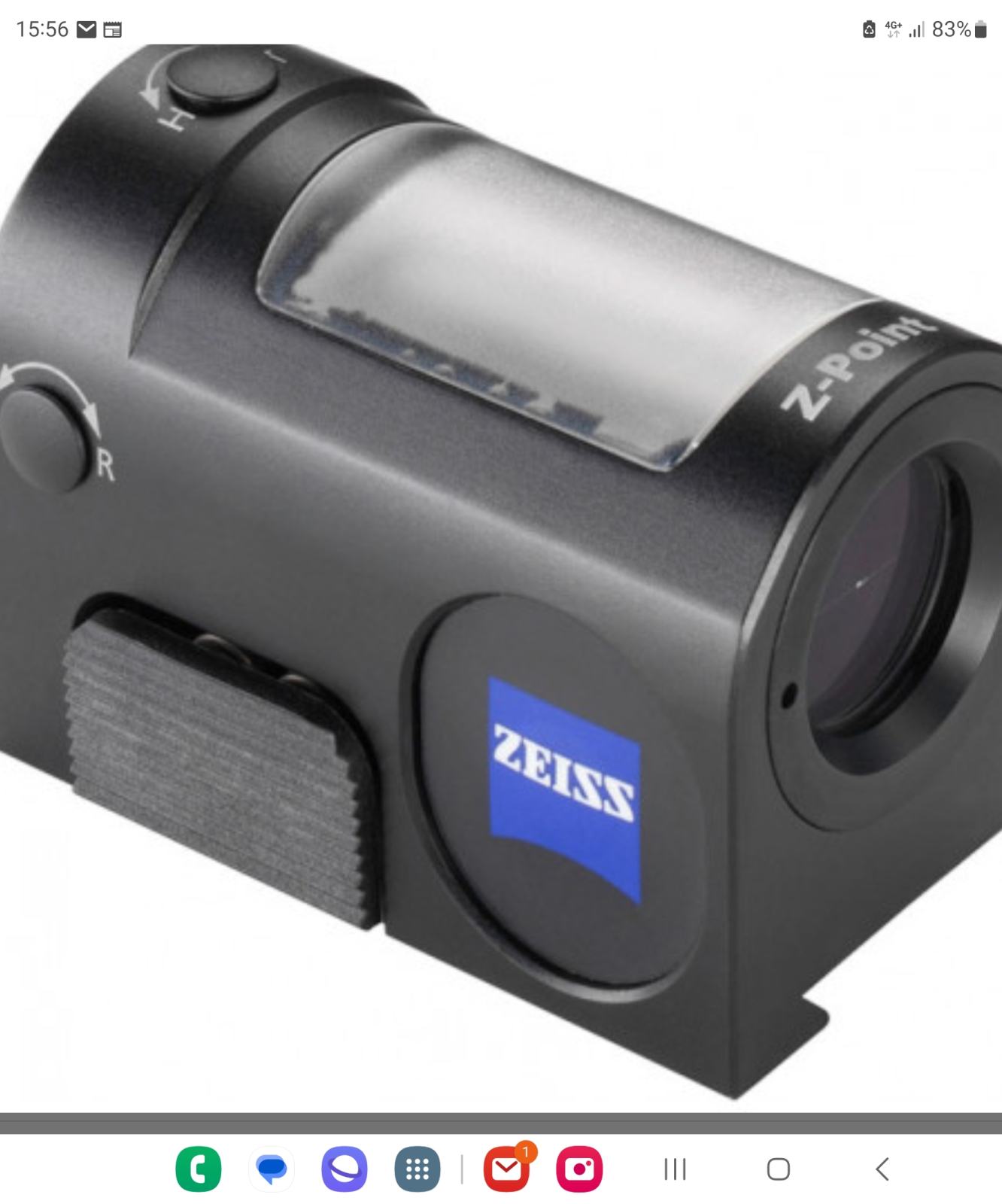 Rdeča pika Zeiss z point