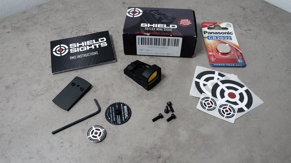 Shield Reflex Mini Sight RMS, Polymer Lens, 4 MOA, DEMO