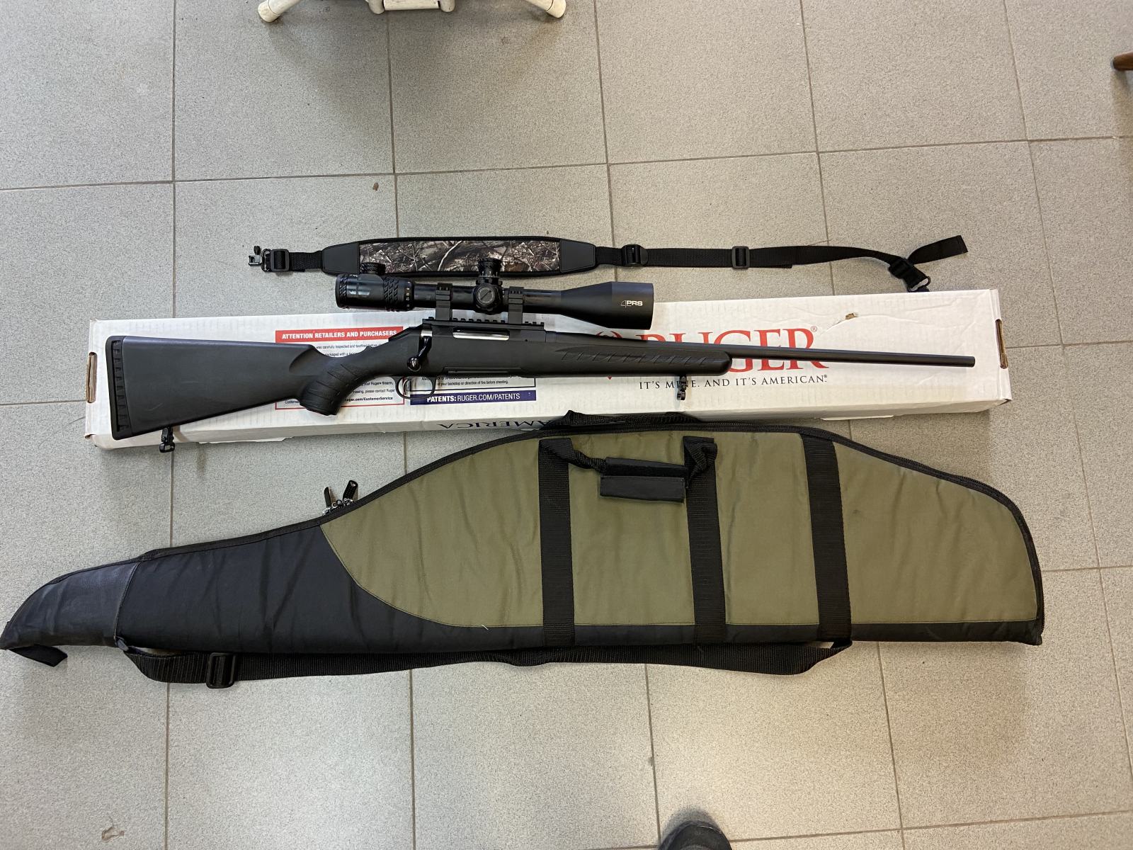 Rp z risano cevjo Ruger American 2 kaliber 308 win+ strelni daljnogled