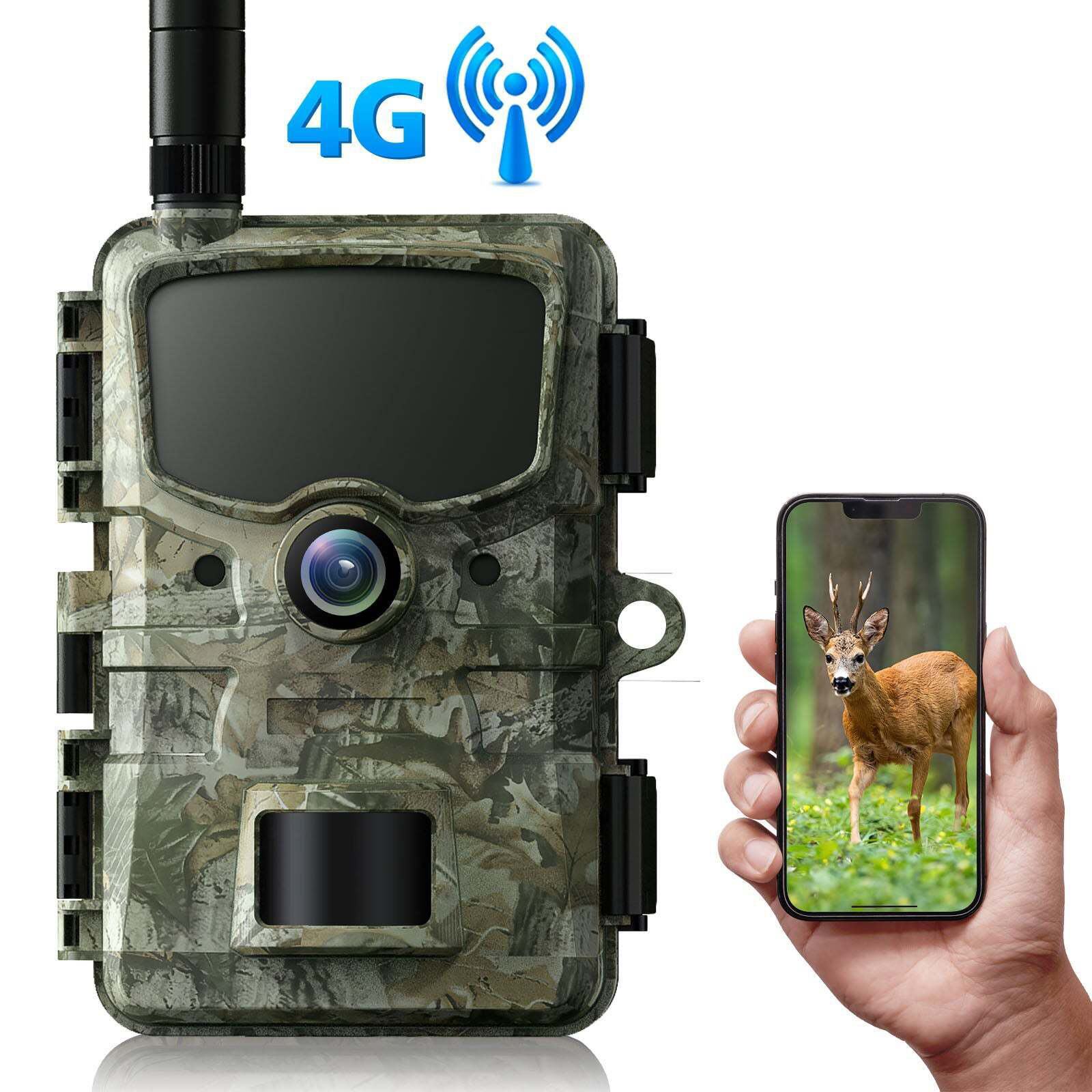4G LOVSKA KAMERA 24MP, SLIKA V ŽIVO, 940nm, CLOUD MODEL