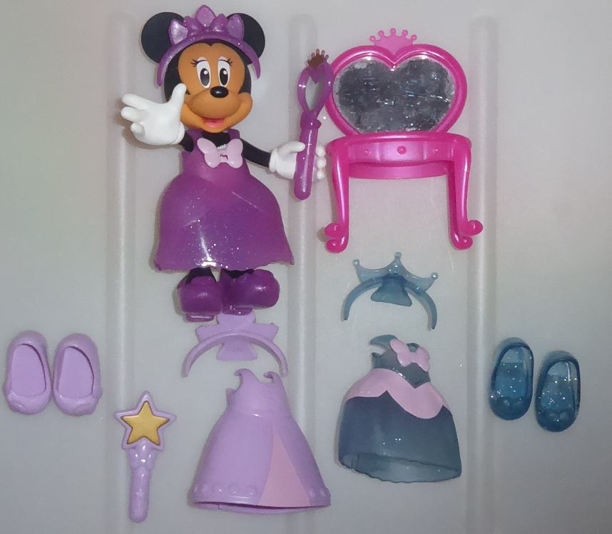 Modna figura Minnie mouse kot princeska, od 36 mesecev naprej
