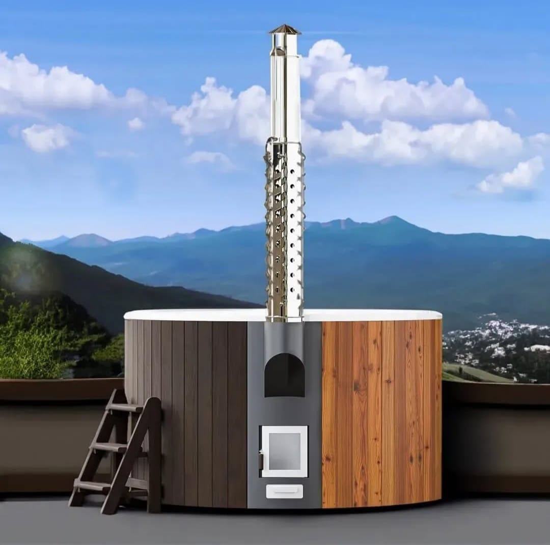Polar Spa ELITE 180 – Luksuzna masažna kad na drva (HOT TUB)