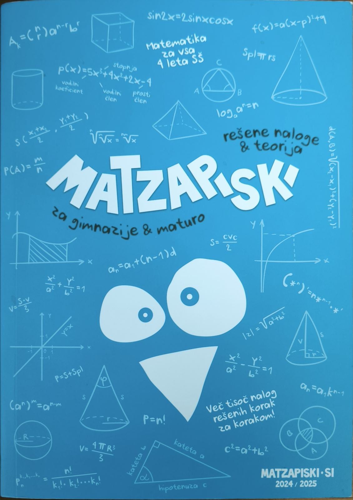 MATZAPISKI - rešene naloge & teorija za gimnazije ter maturo
