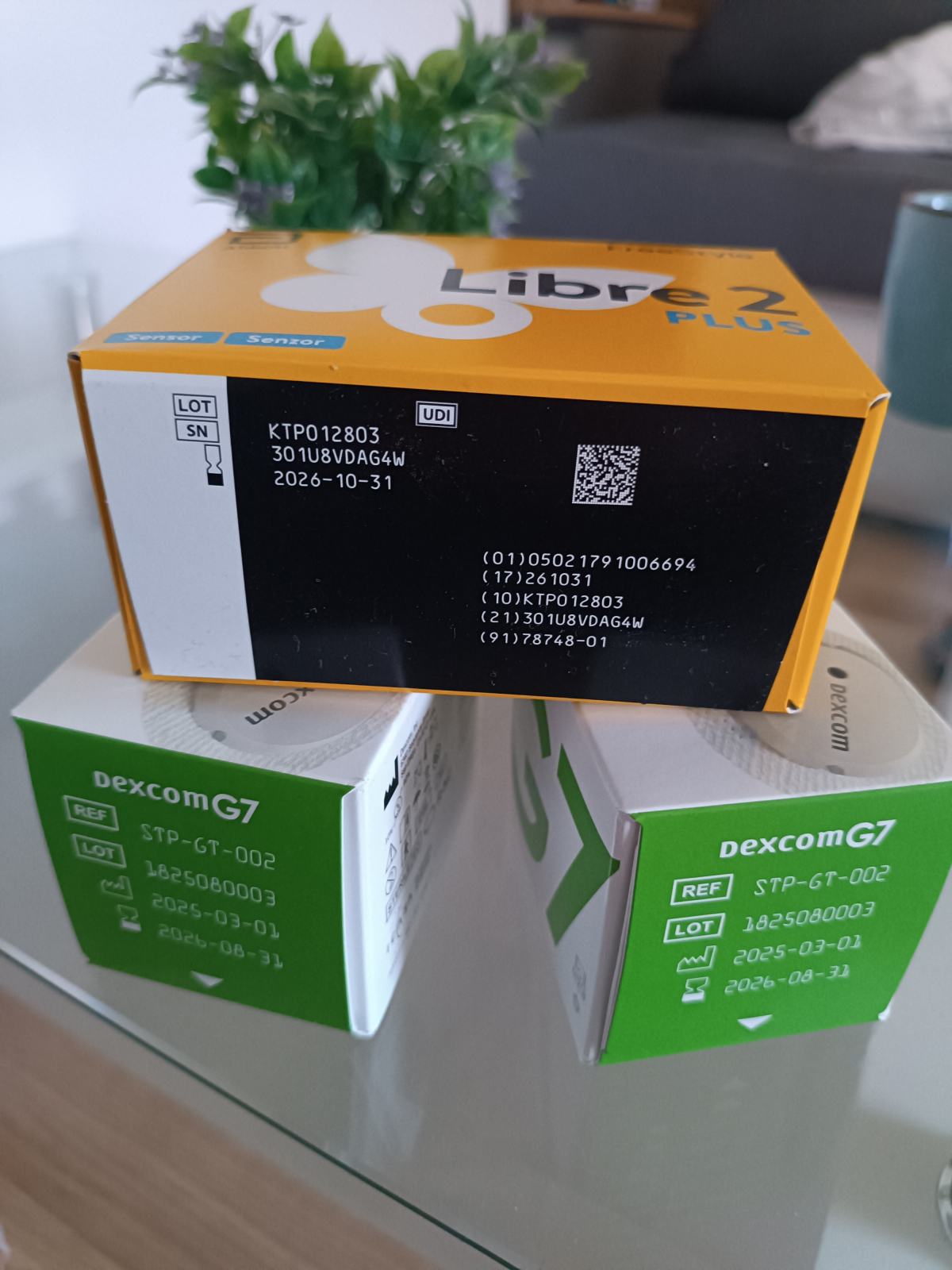 Freestyle libre 2plus , dexcom g7