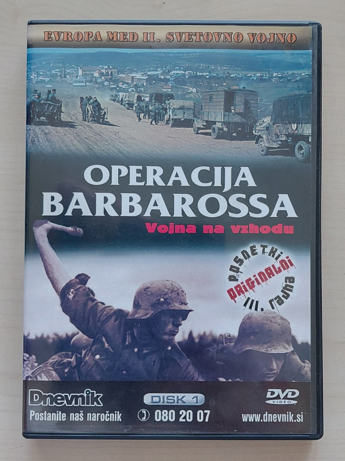 DVD OPERACIJA BARBAROSA - VOJNA NA VZHODU DISK-1