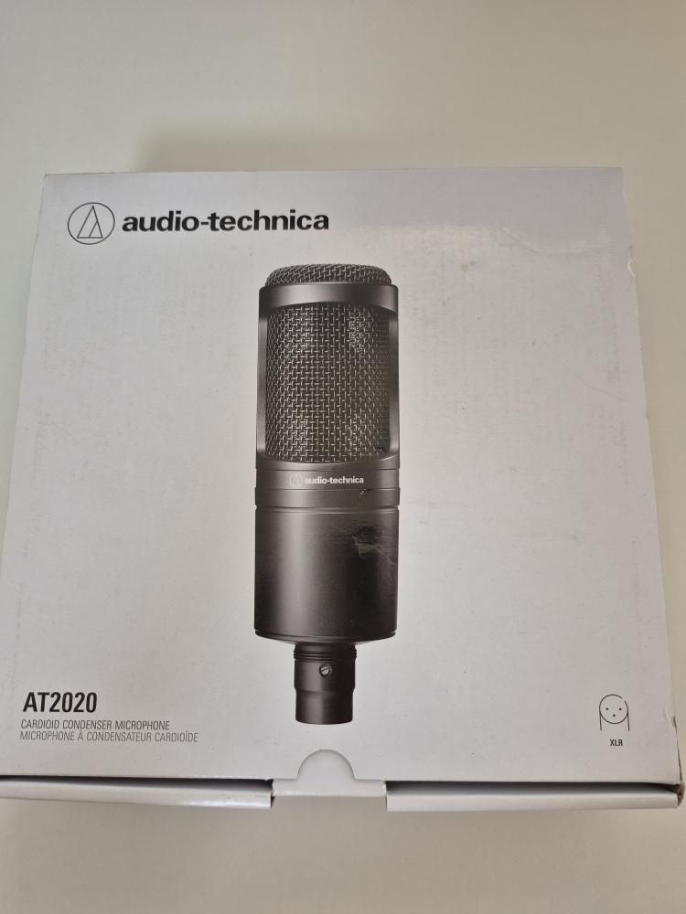 Nov Audio-Technica AT2020 mikrofon, XLR