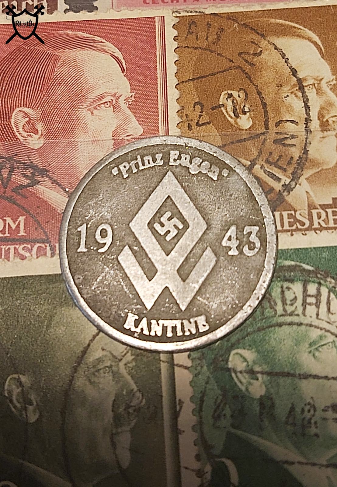 3.RAJH ŽETON PRINZ EUGEN 1943
