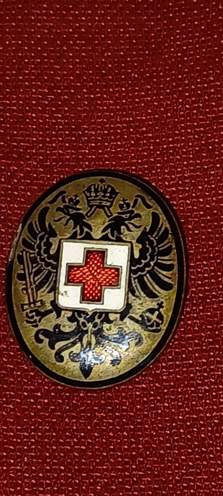 WW1 EMAJLIRANA ZNAČKA BOLNIČARSKI ZNAK