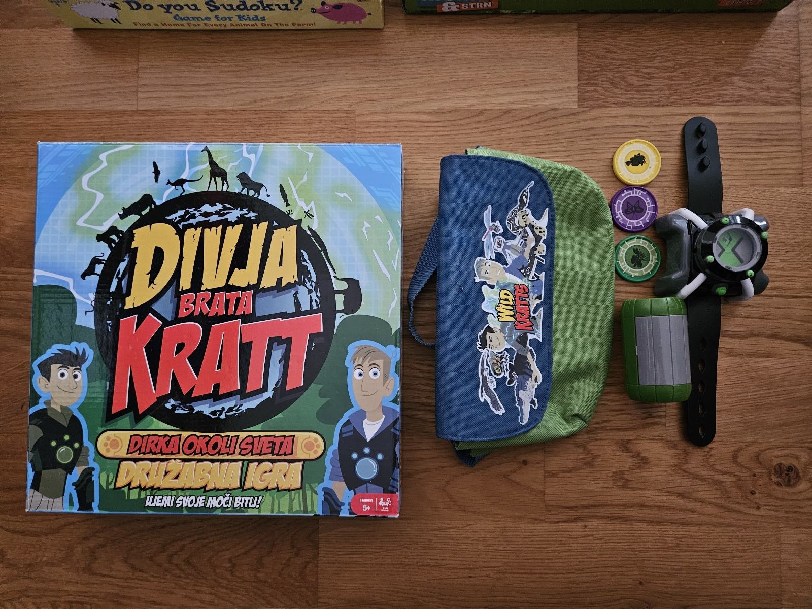 Družabna igra divja brata Kratt