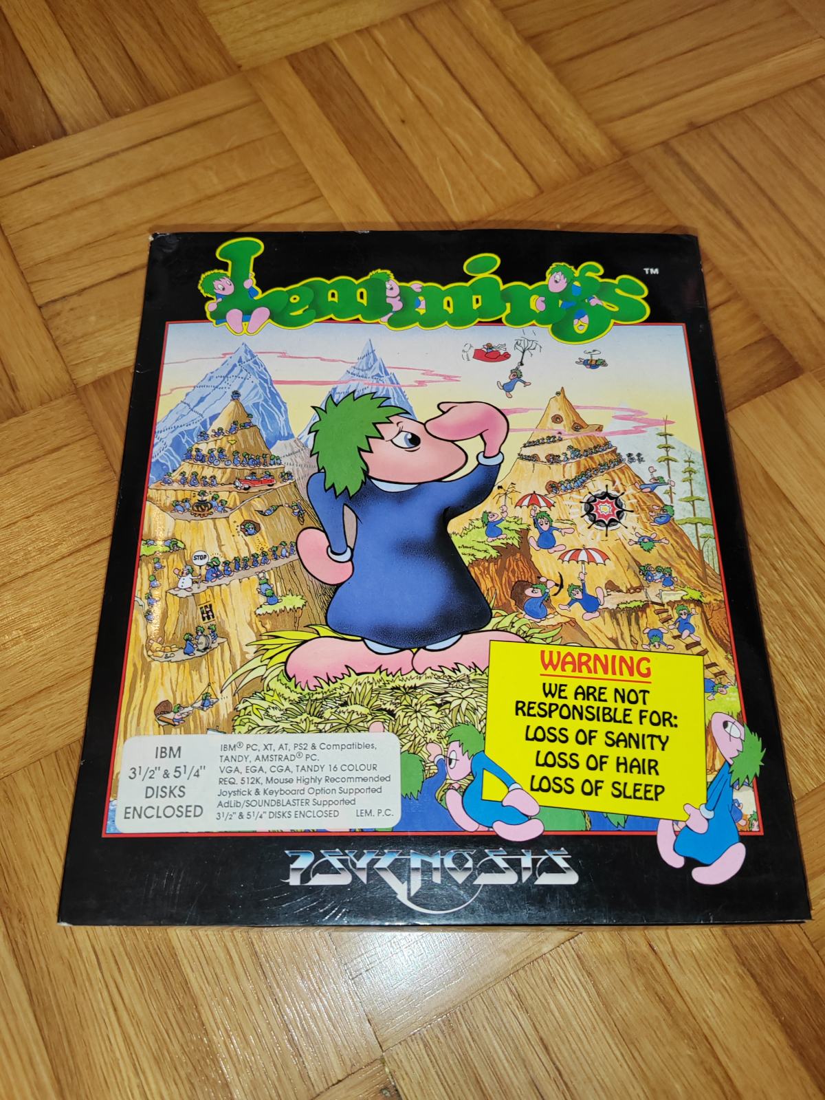 Vintage igra za PC v Big Box-u Lemmings