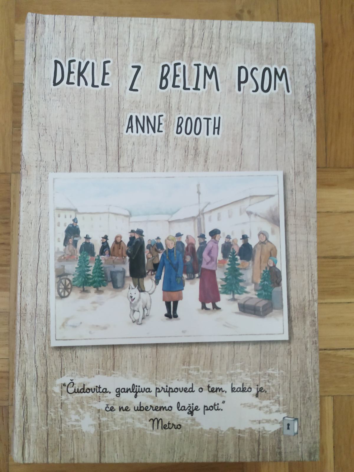Anne Booth; Dekle z belim psom