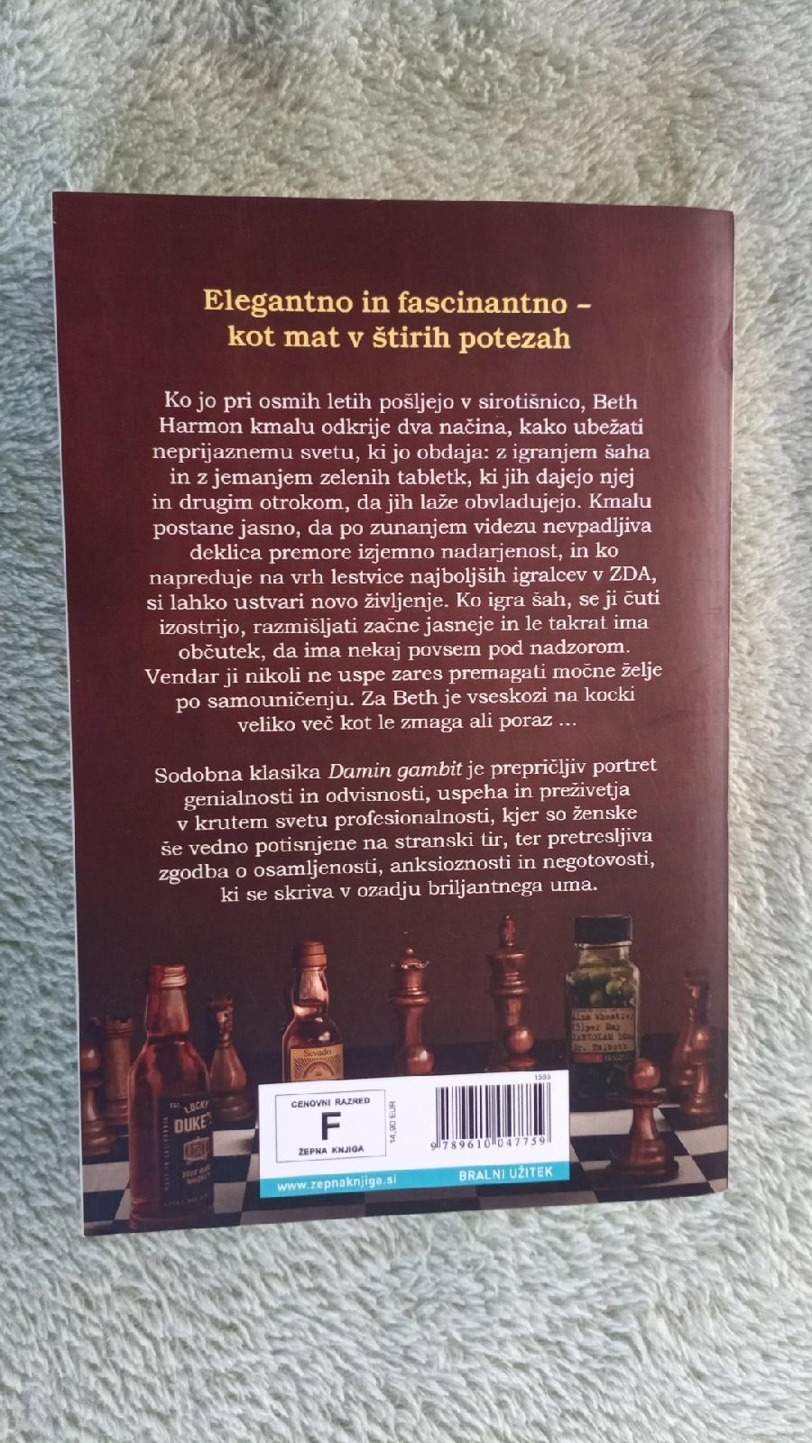 Damin gambit Walter Tevis