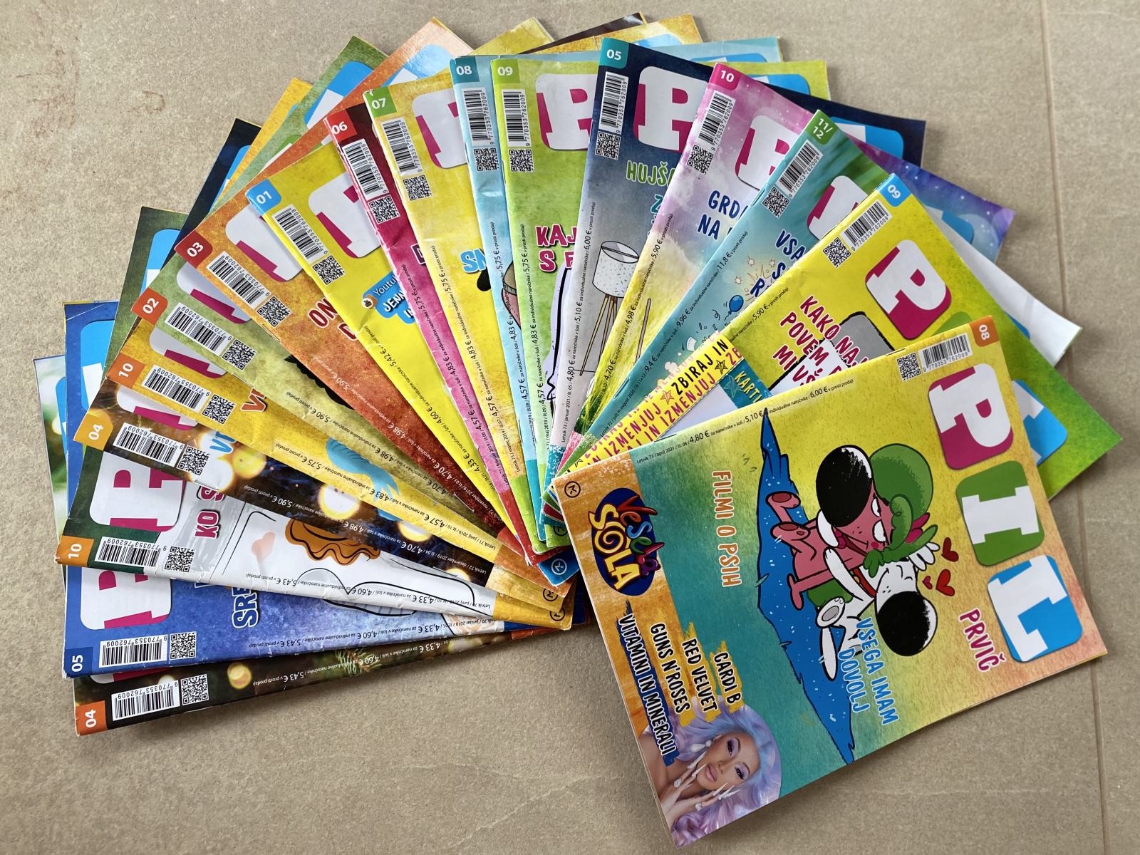 *Poučna in popularna revija PIL za najstnike + PODARIM: 3x PIL PLUS