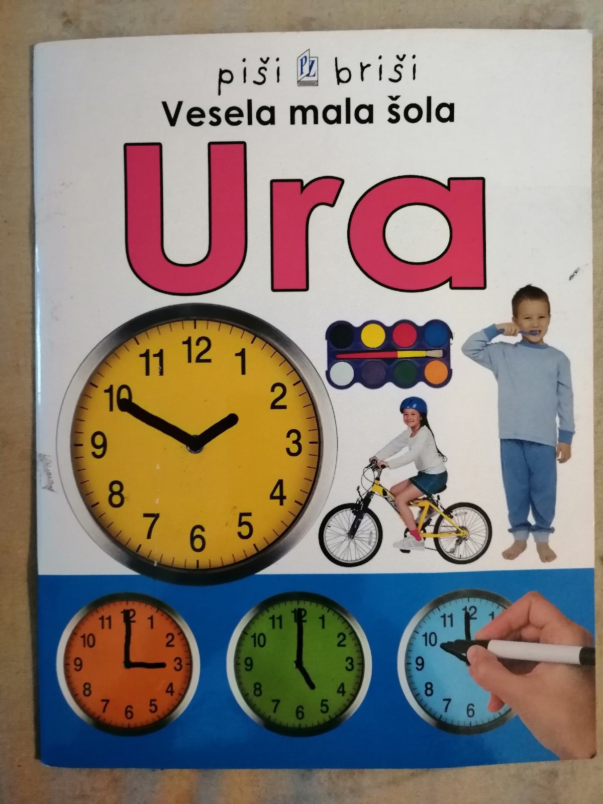 Prodam knjiga piši briši ura