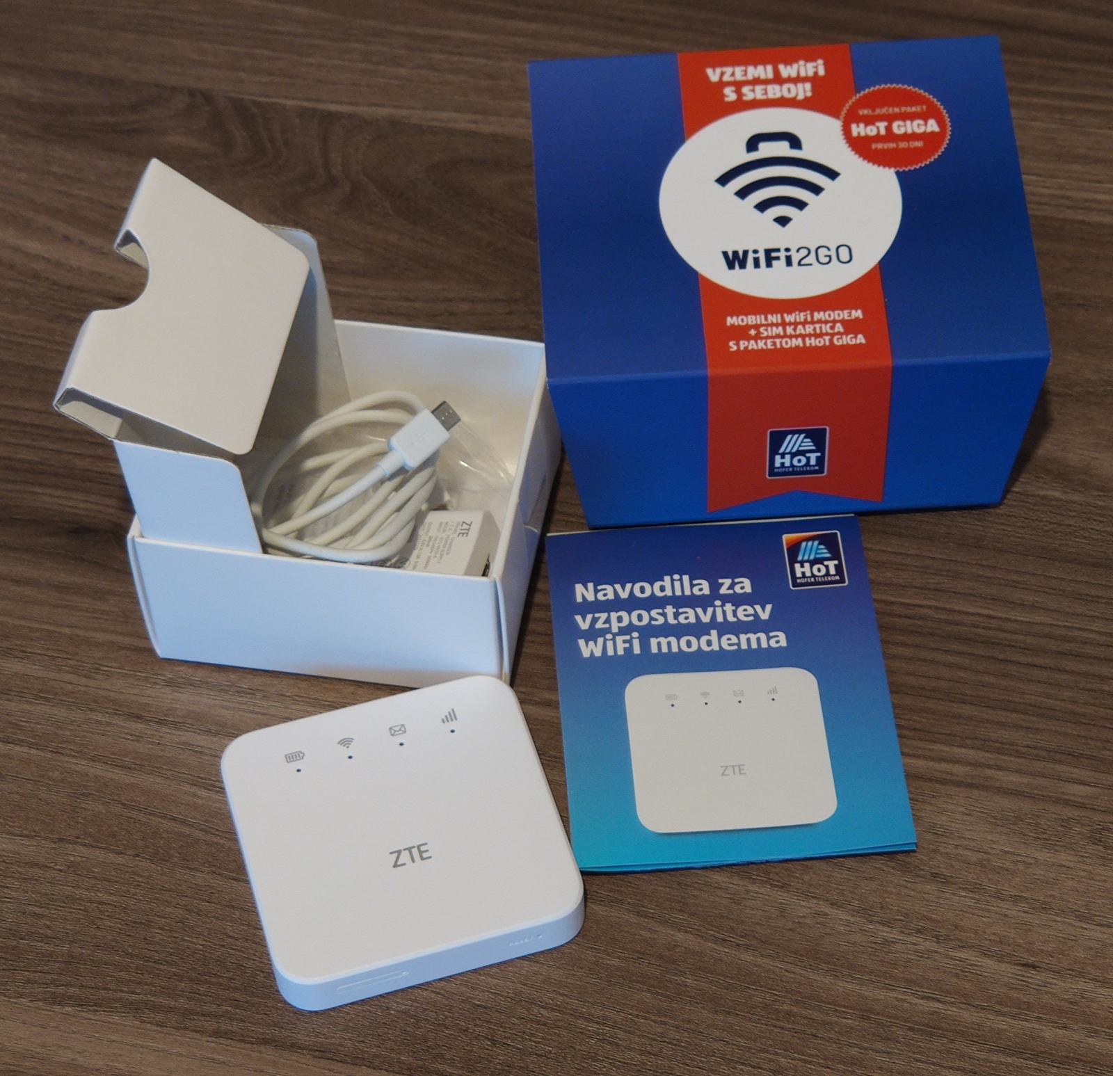 Hofer HoT ZTE modem+wifi