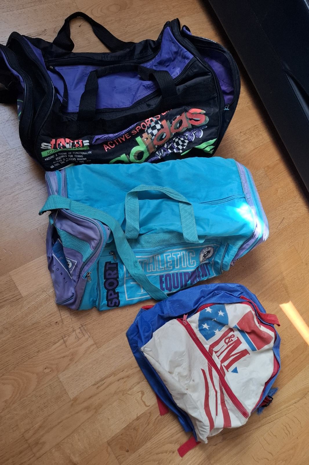 KOMPLET 3 VINTAGE RETRO TORB