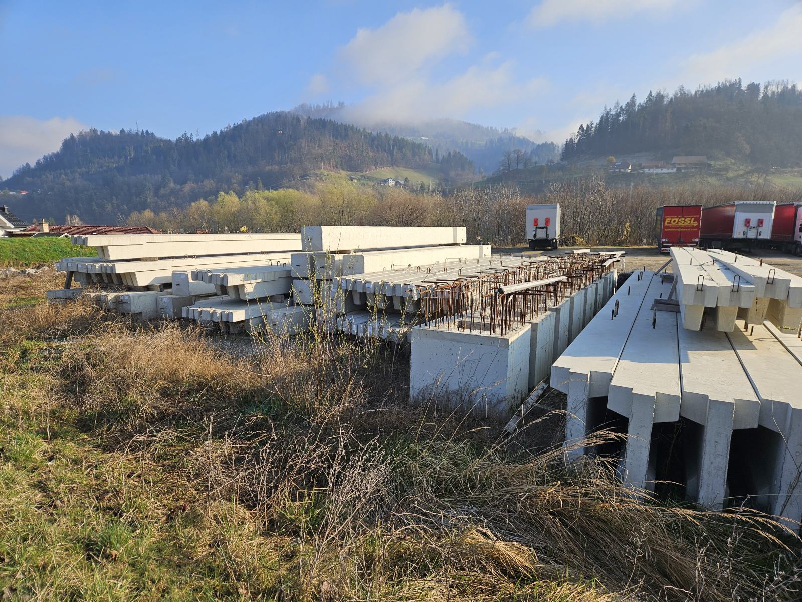 Armirano betonska hala Skelet 25,00 m * 40,00 m * 8,00 m (1.000 m2)