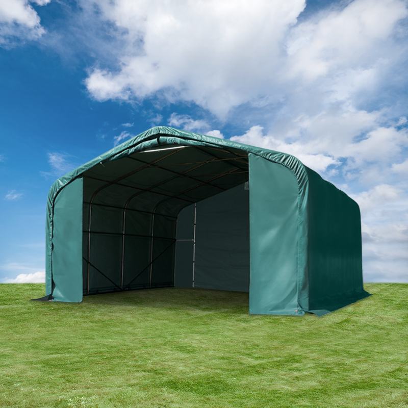 GARAŽNI ŠOTOR 6mx(6m,12m,24m,36m), PVC 850,z vrati 4,1x2,9m, NA OBROKE