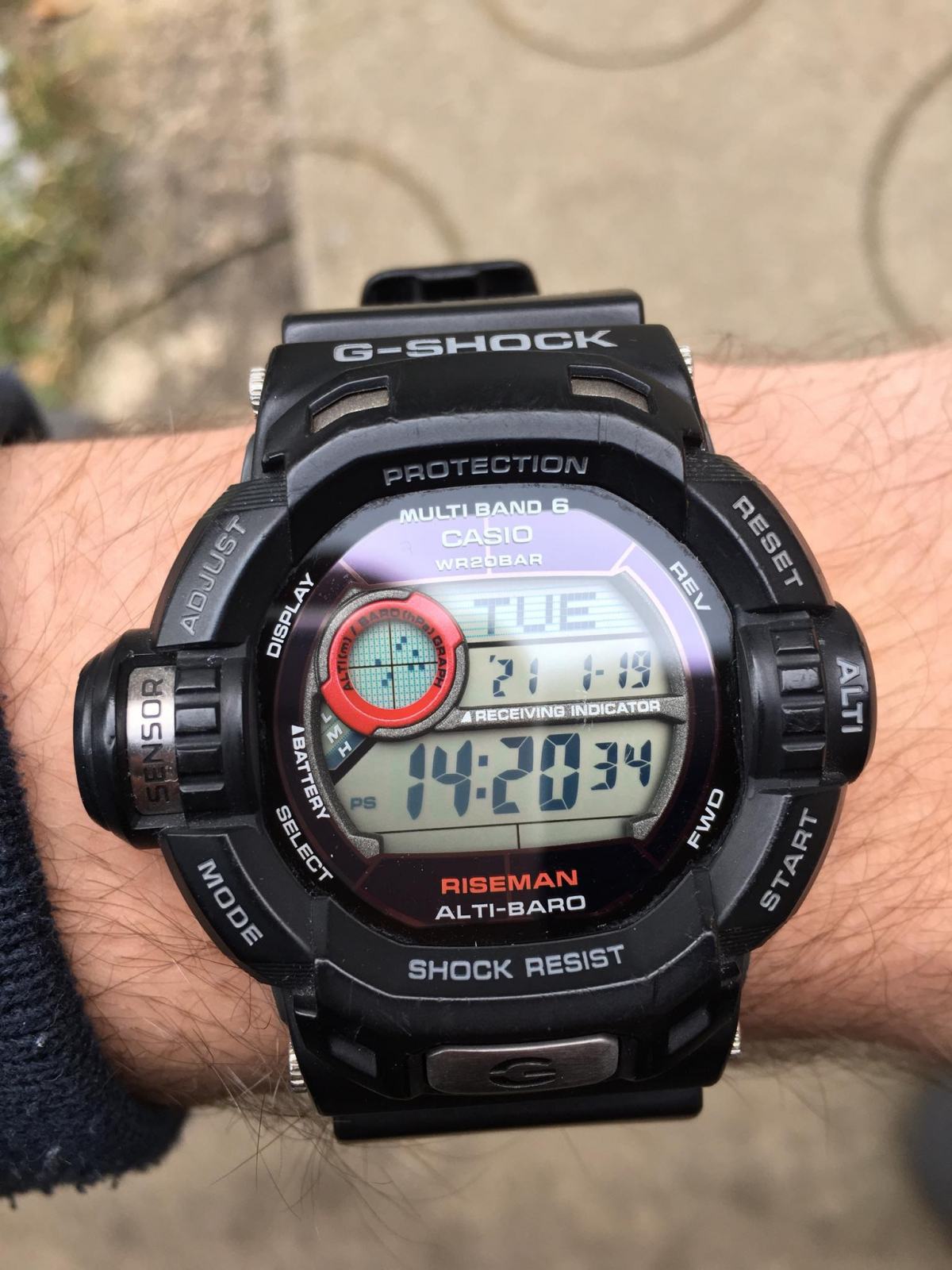 Casio GW9200-1 G Shock (Riseman)