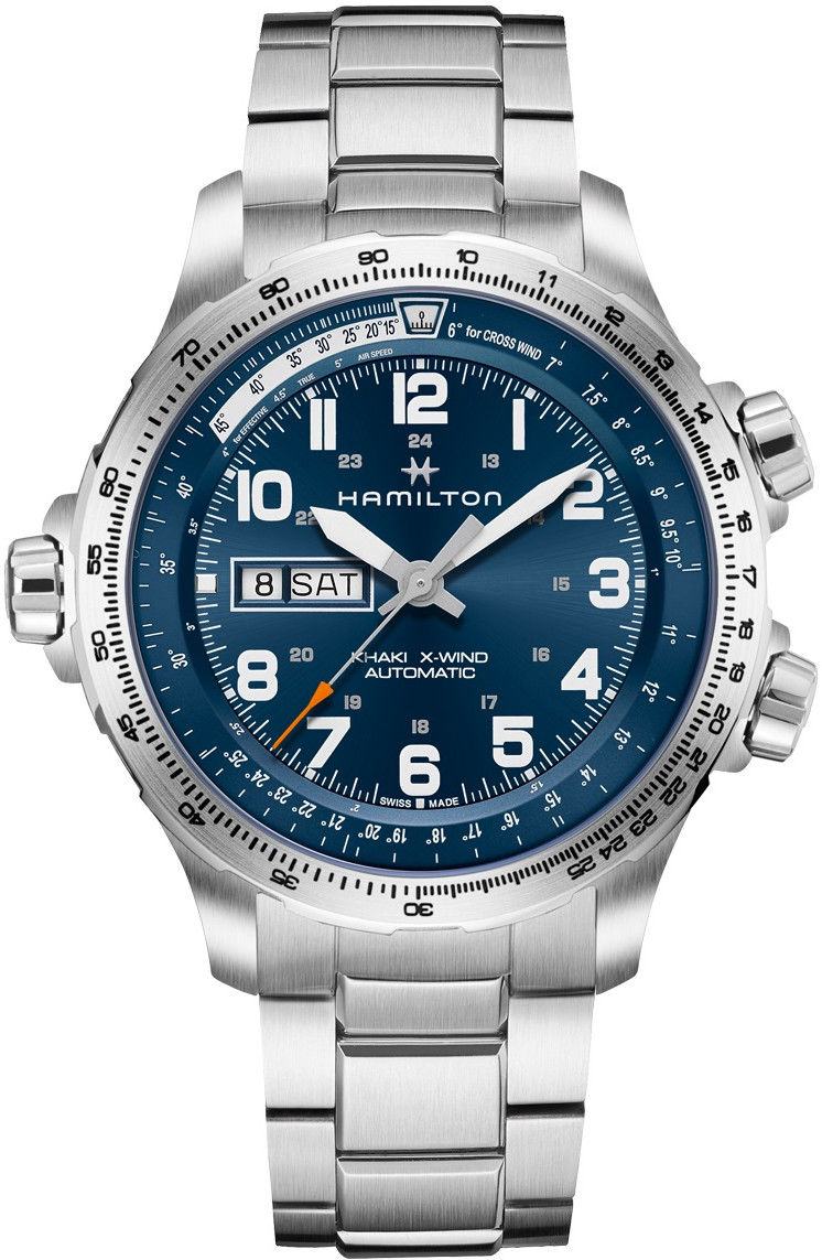 HAMILTON KHAKI AVIATION X-WIND DAY DATE AUTO H77765141