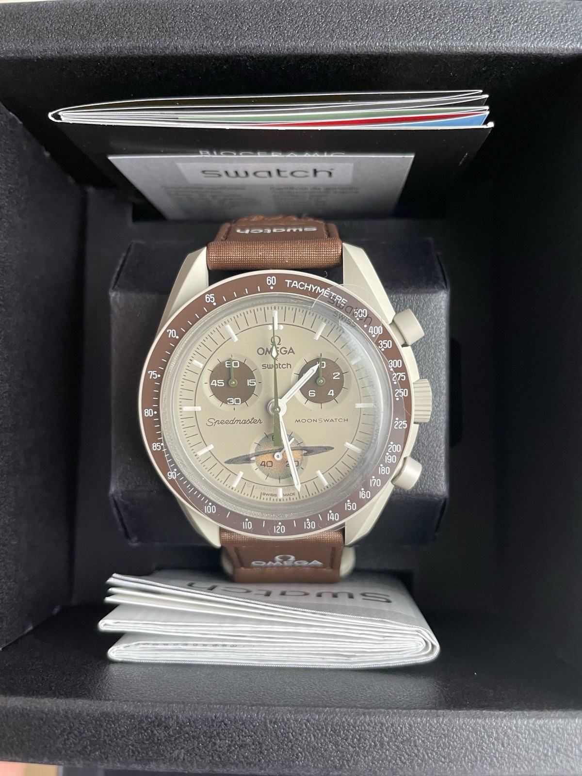 MOONSWATCH mission to saturn (omega + swatch)