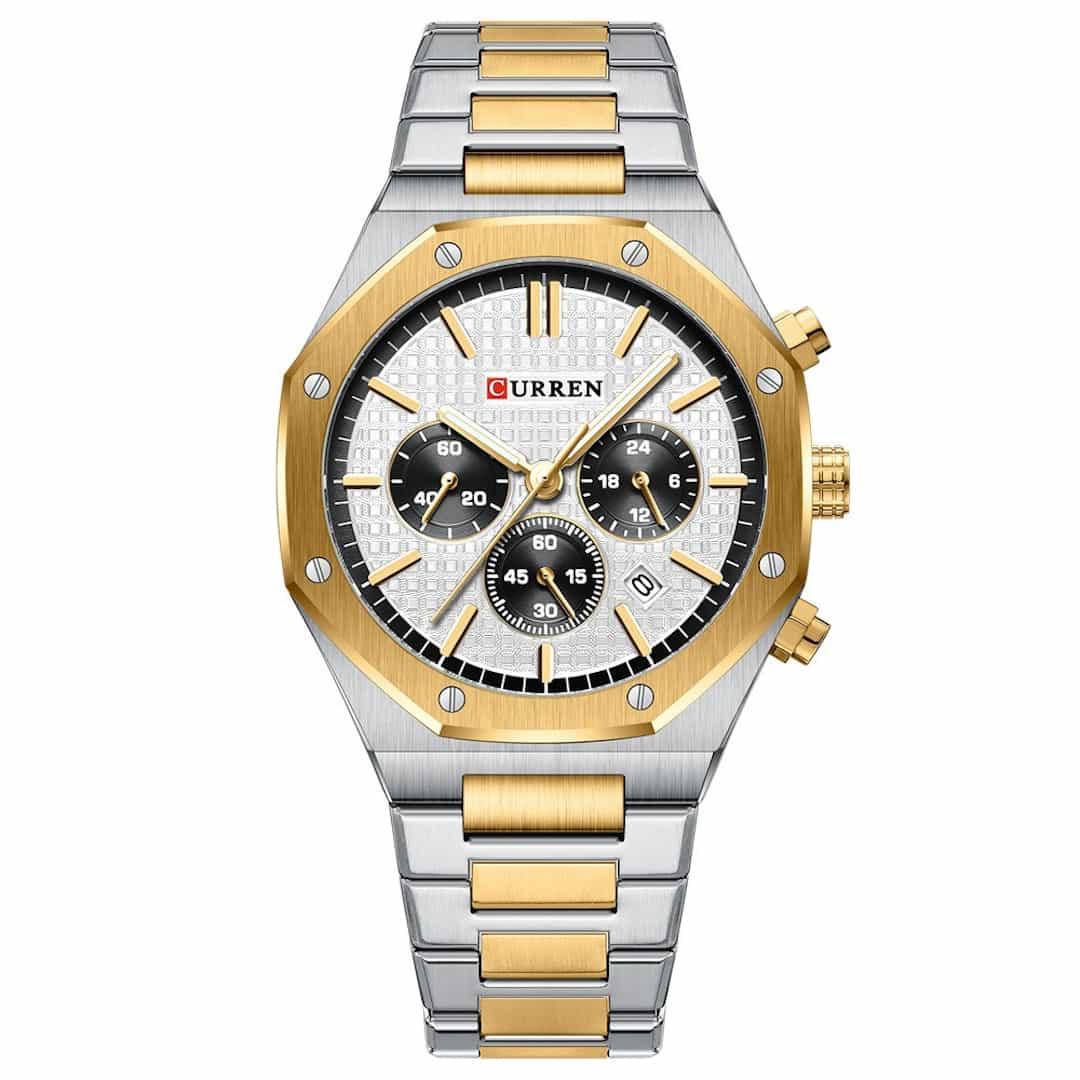 Moška ročna ura Curren Royal Gold/White