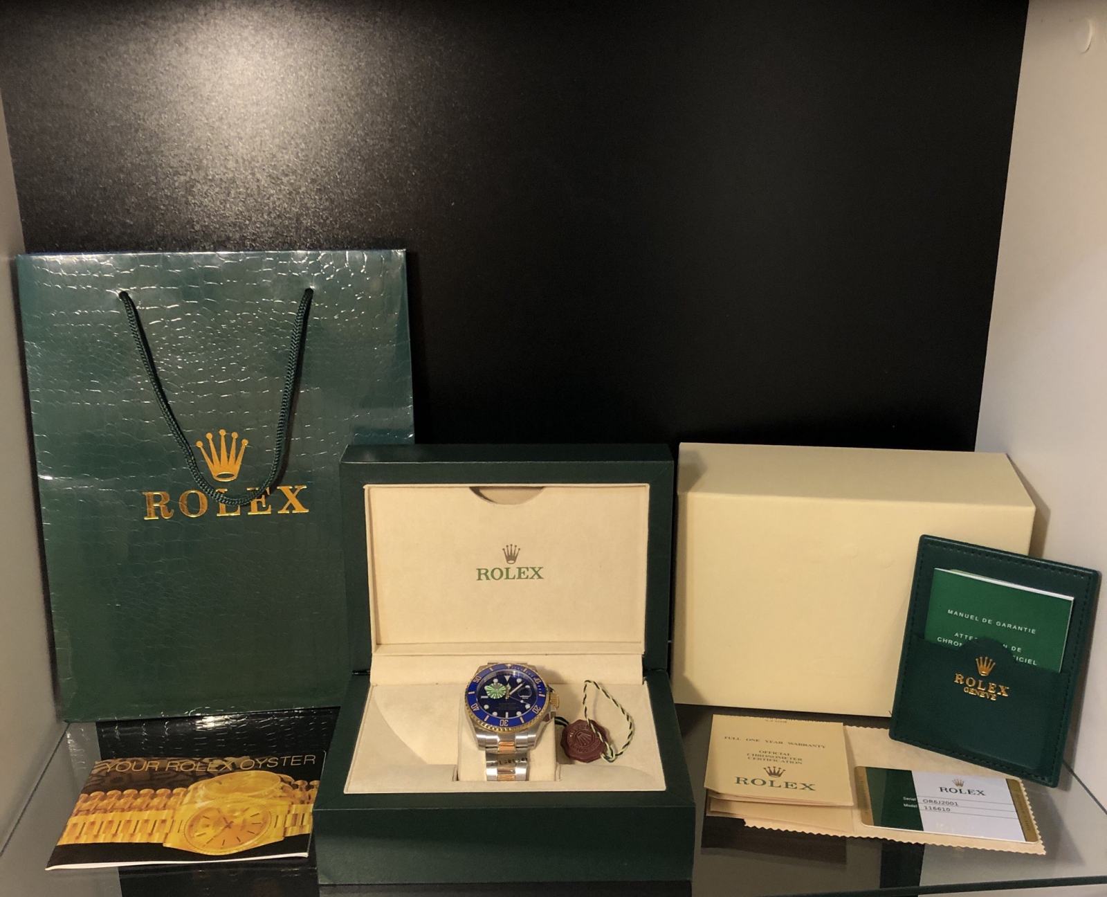 NOVA URA ROLEX SUBMARINER DATE BICOLOR 3A+ (AAA+)