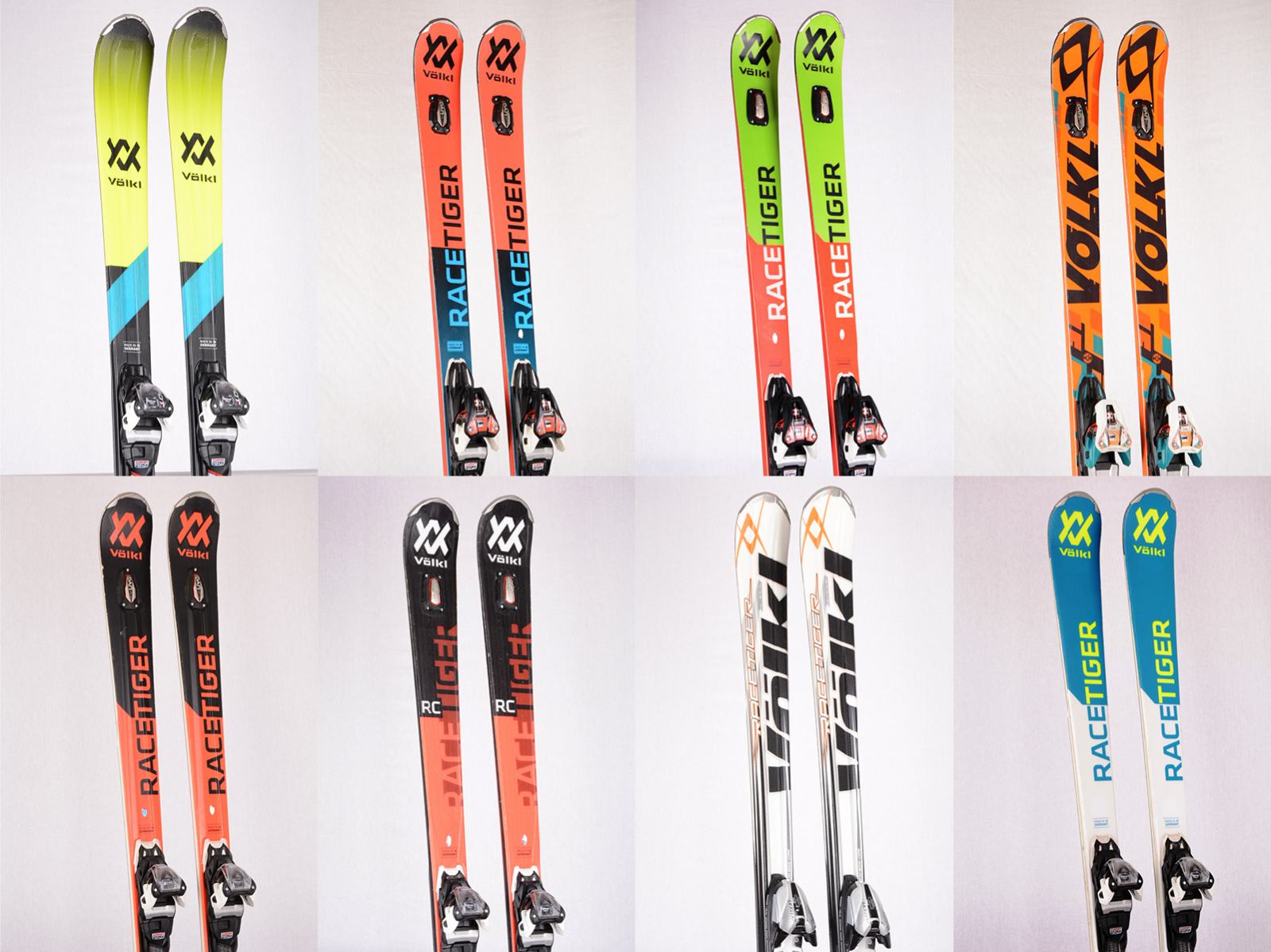 Smuči VOLKL DEACON, RACETIGER GS UVO, 18 UVO, RC UVO, SC